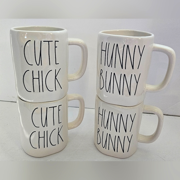 Rae Dunn | Kitchen | Rae Dunn Easter Mug Collection 4 Large Coffee Mugs ...